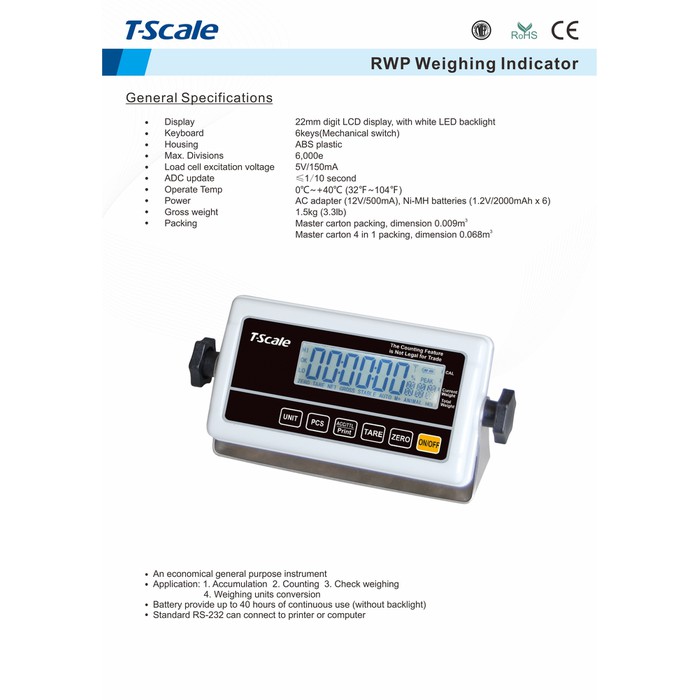 ΕΝΔΕΙΚΤΗΣ TSCALE RWP - Pagalidis - Mastermach