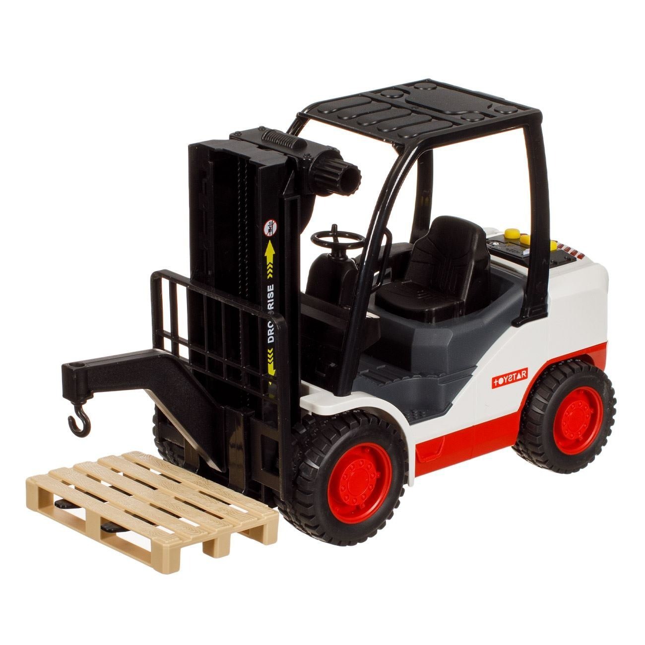 Construction vehicle clark loader with pallet 1:12 with light & sound ...